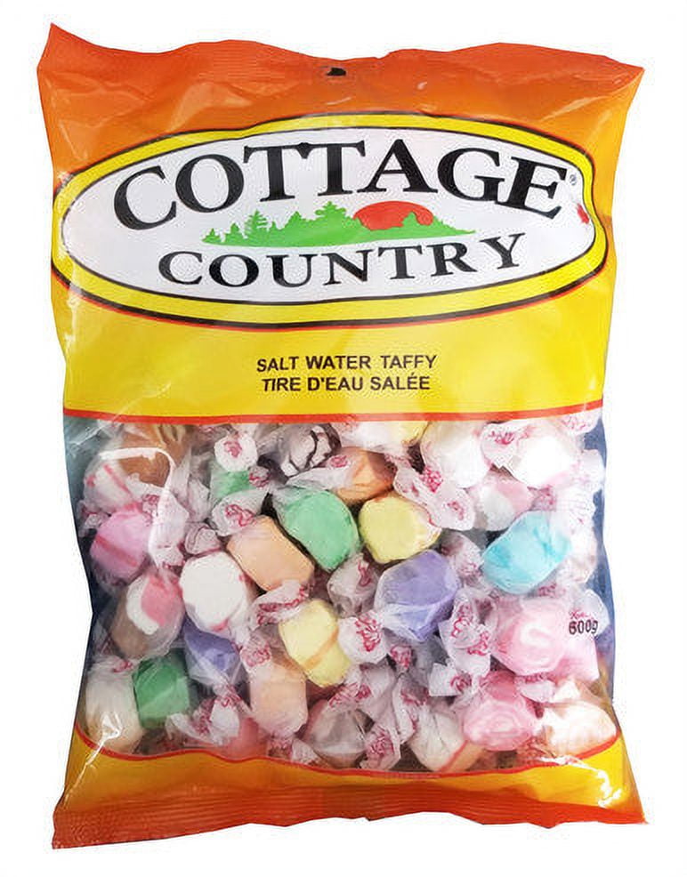 Cottage Country Assorted Salt Water Taffy, 600g/21 oz. Bag, {Imported ...