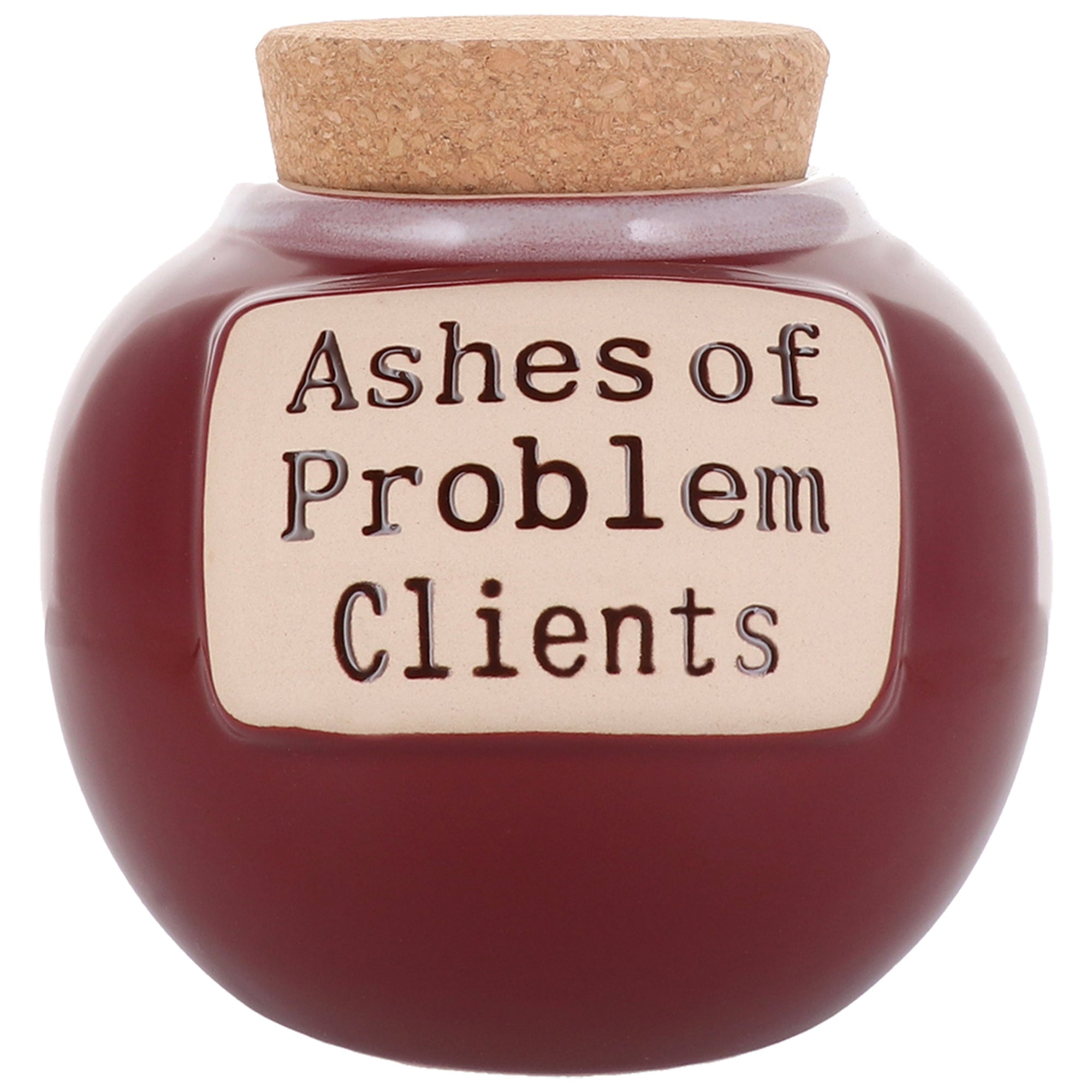 Cottage Creek Ashes of Problem Clients Red Ceramic Piggy Bank - Walmart.com