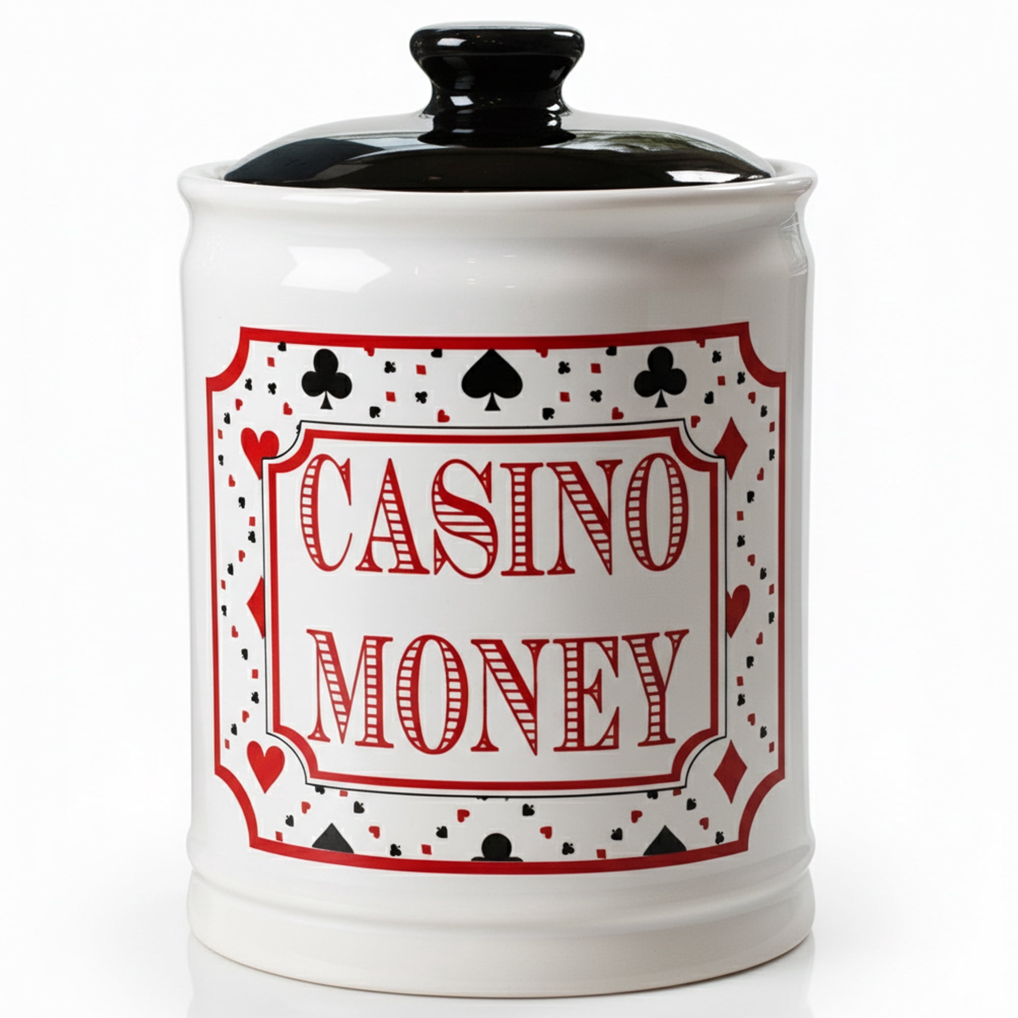 Cottage Creek Casino Ceramic Money Jar - Walmart.com