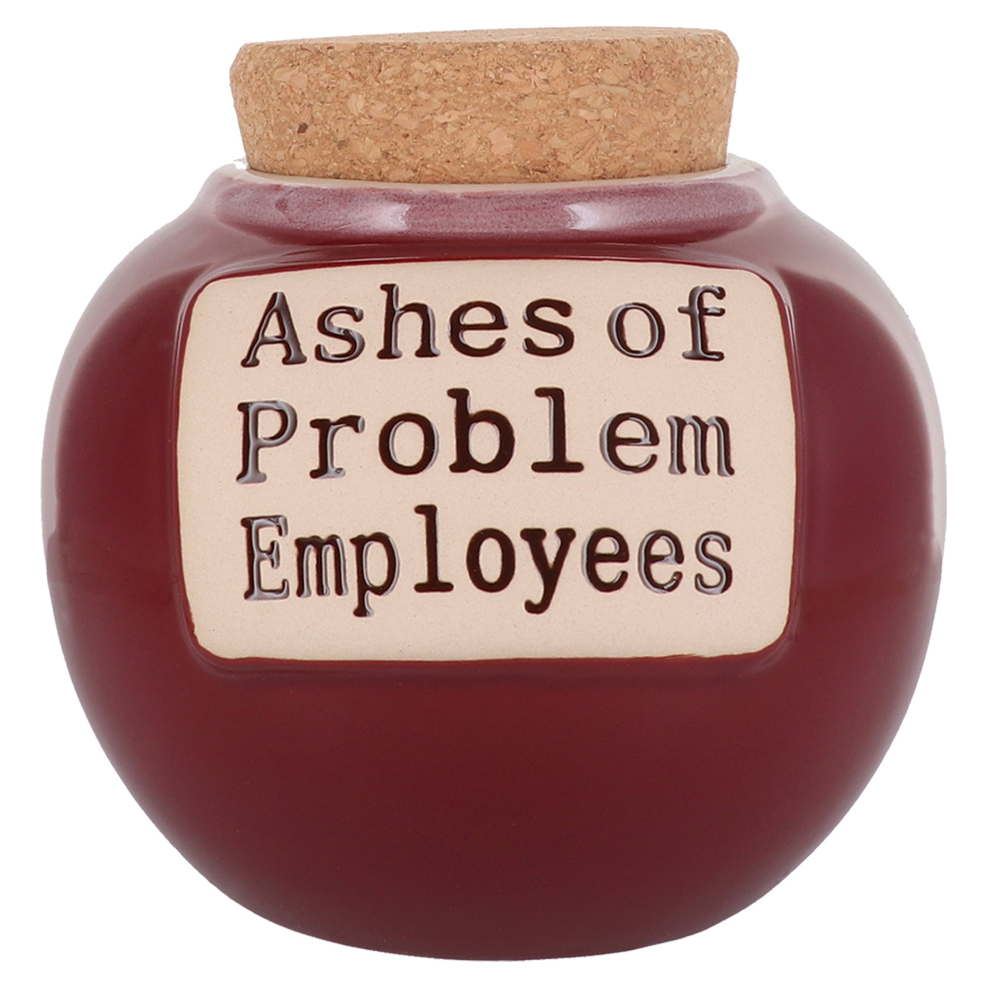Cottage Creek Ceramic Red Ashes of Problem Employees Piggy Bank, Office ...