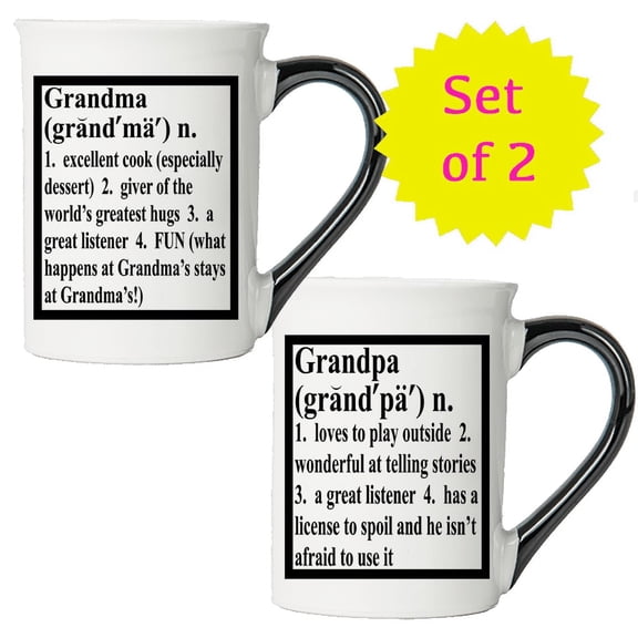 Grandma Grandpa Mugs