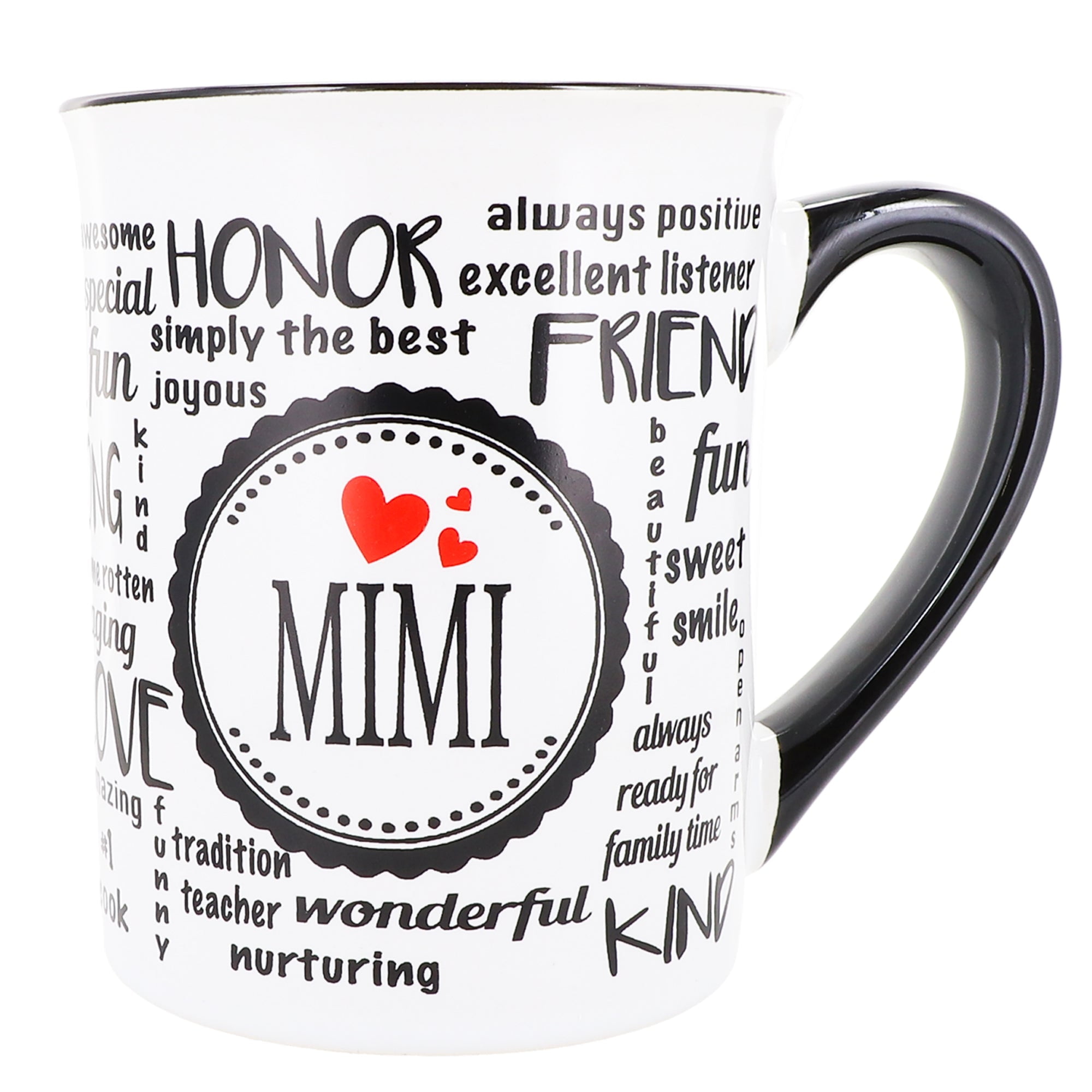 Cottage Creek Mimi 16oz. White Ceramic Coffee Mug - Walmart.com