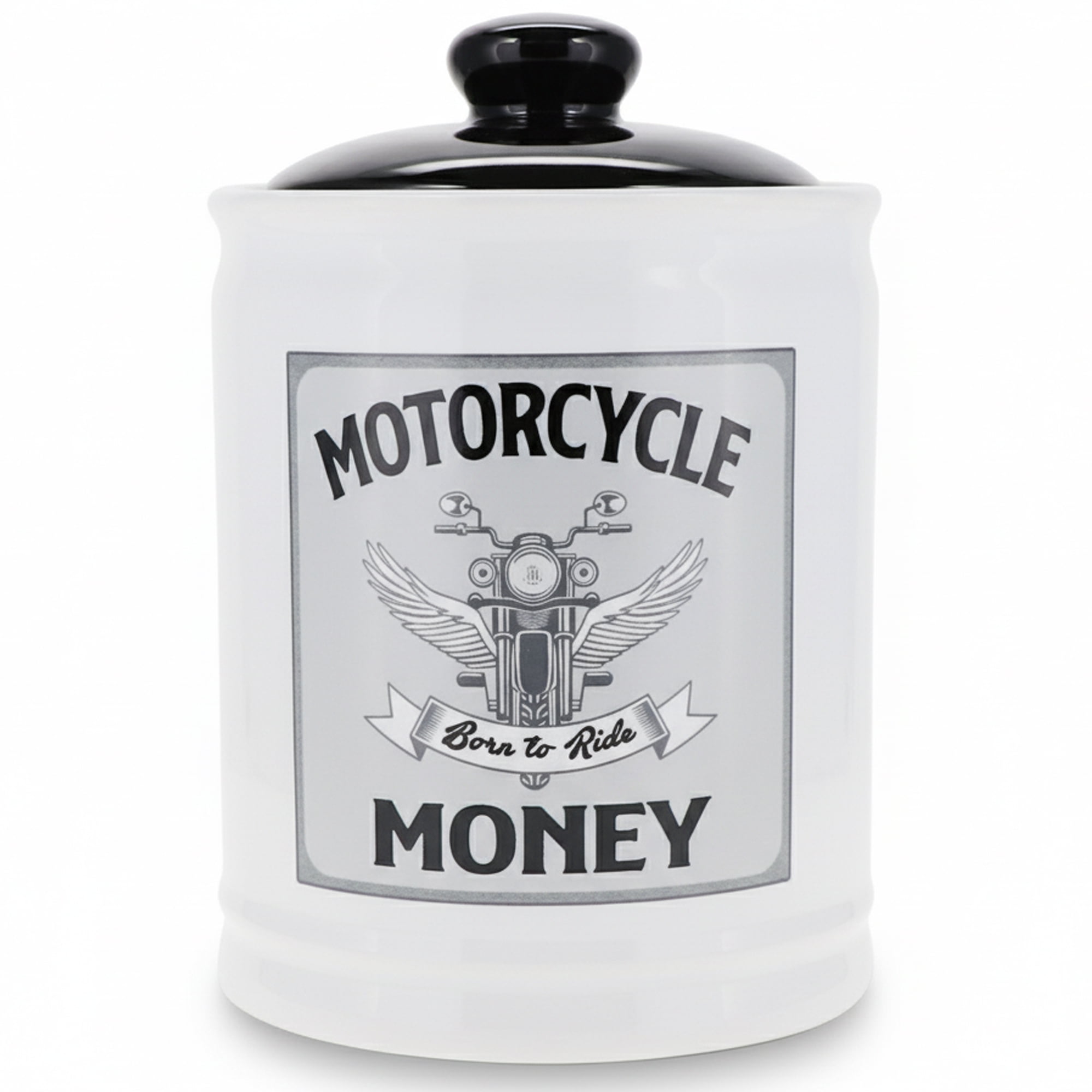 Cottage Creek Motorcycle Ceramic Piggy Bank - Walmart.com
