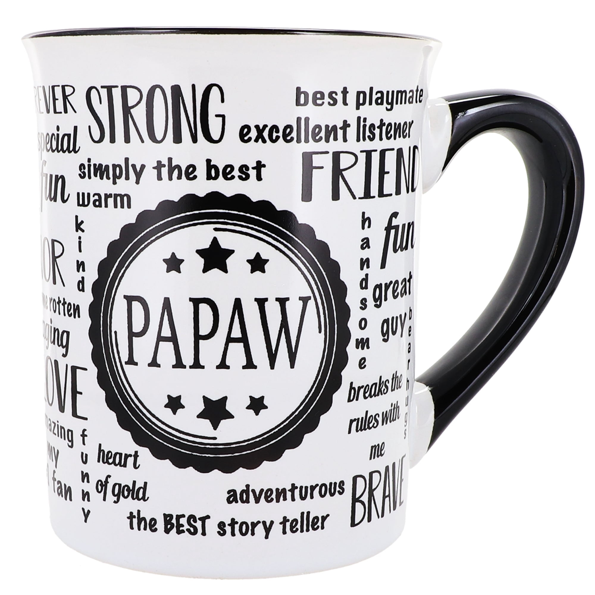 Cottage Creek Papaw 16oz. White Coffee Mug for Papaw, Family Theme ...
