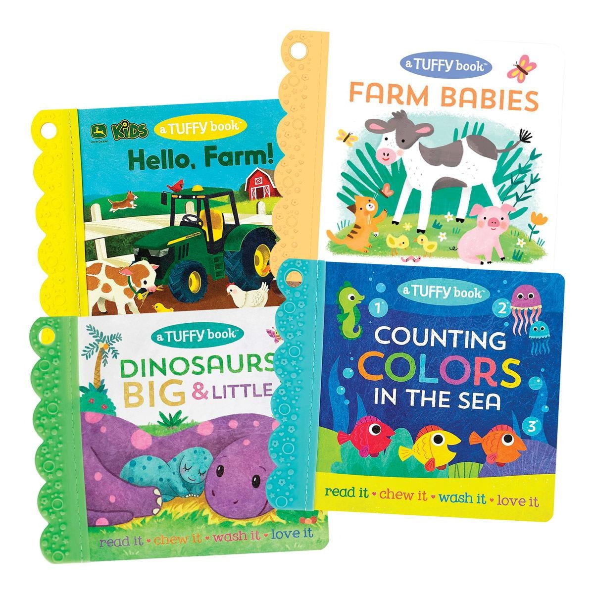 Cottage Door Press Tuffy Books Set - 4 Indestructible Books - Walmart.com