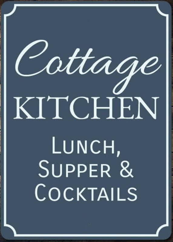Cottage Kitchen Sign, Cottage Kitchen Decor, Supper Sign, Kitchen Cook ...