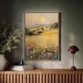 Cottage Landscape Poster Wall Art Wildflower Meadow Summer Countryside ...