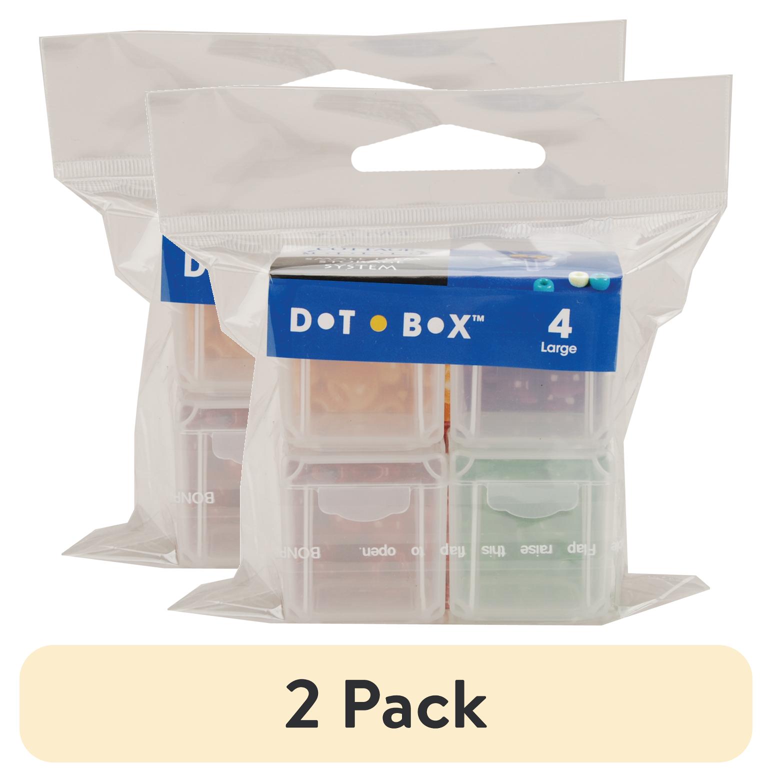 (2 pack) Cottage Mills Dot Box Refill Boxes 4/Pkg-Large 1.25"X1.25"X1 ...