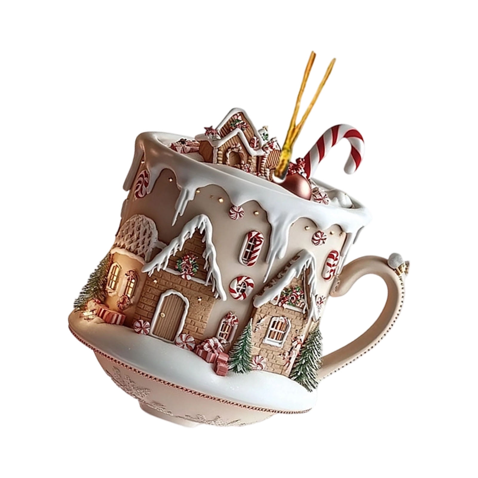Cottage Warm Little Coffee Cup Acrylic Wall Hanger Decoration For ...