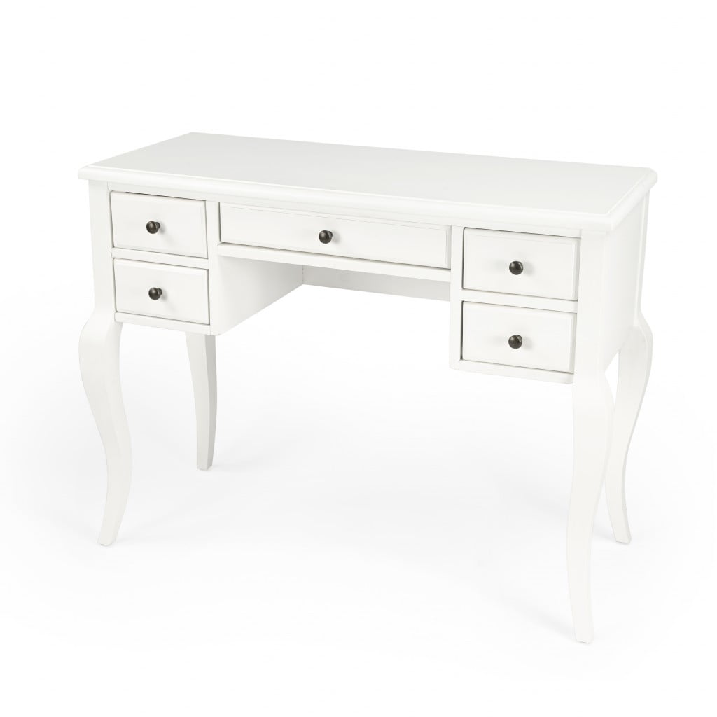 Cottage White Writing Desk - Walmart Business Supplies