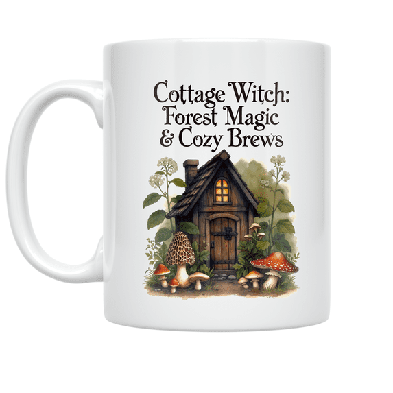 Cottage Witch Forest Magic Design - Cottage Enthusiast - 11 oz Ceramic ...