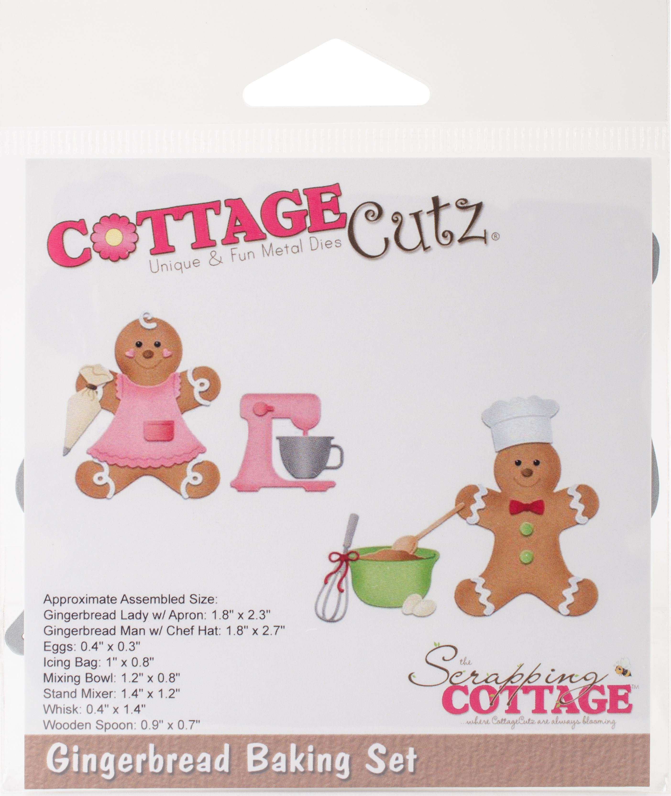 CottageCutz Die-Gingerbread Baking Set .4" To 2.7" - Walmart.com