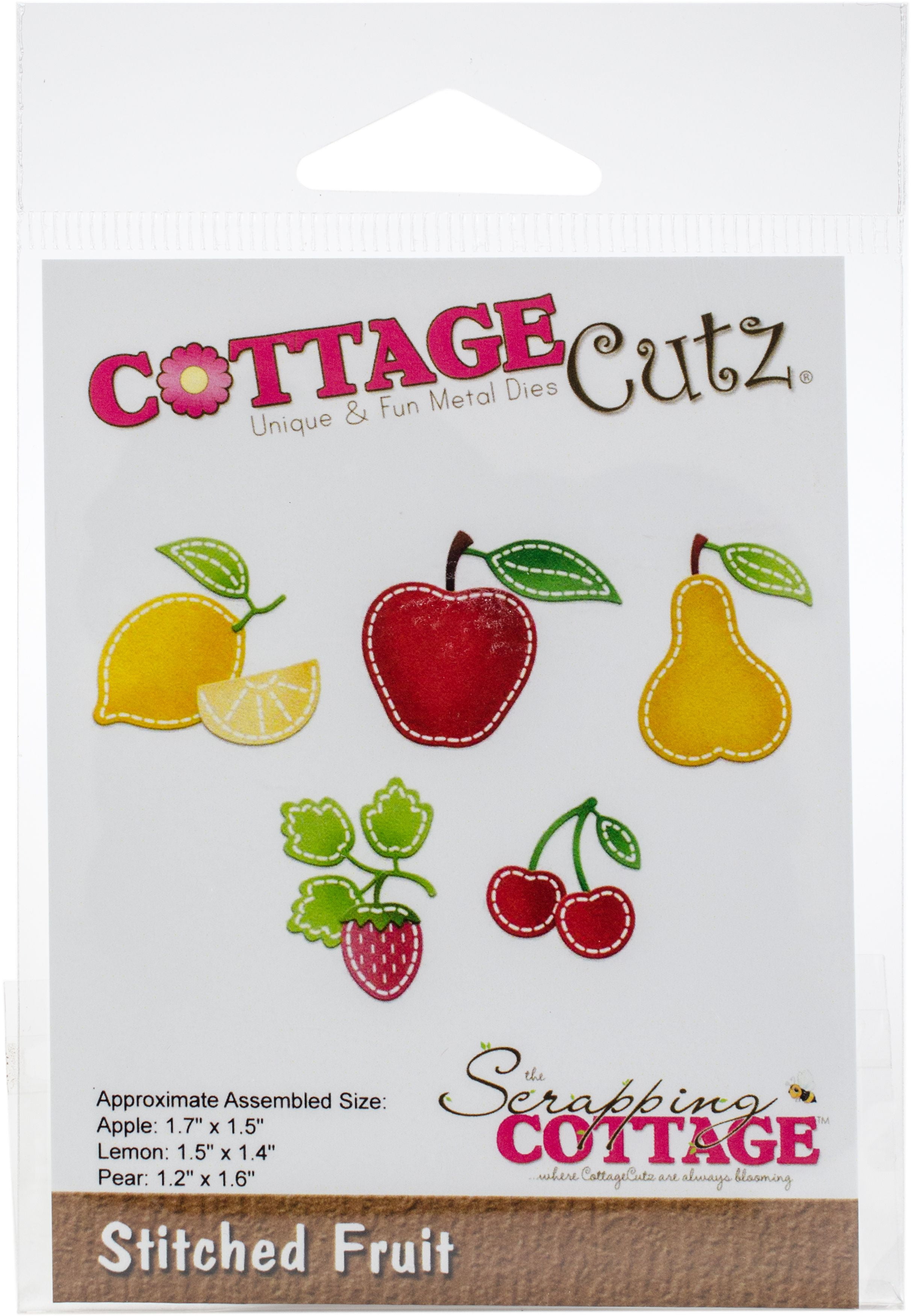 CottageCutz Die-Stitched Fruit 1.2" To 1.7" - Walmart.com