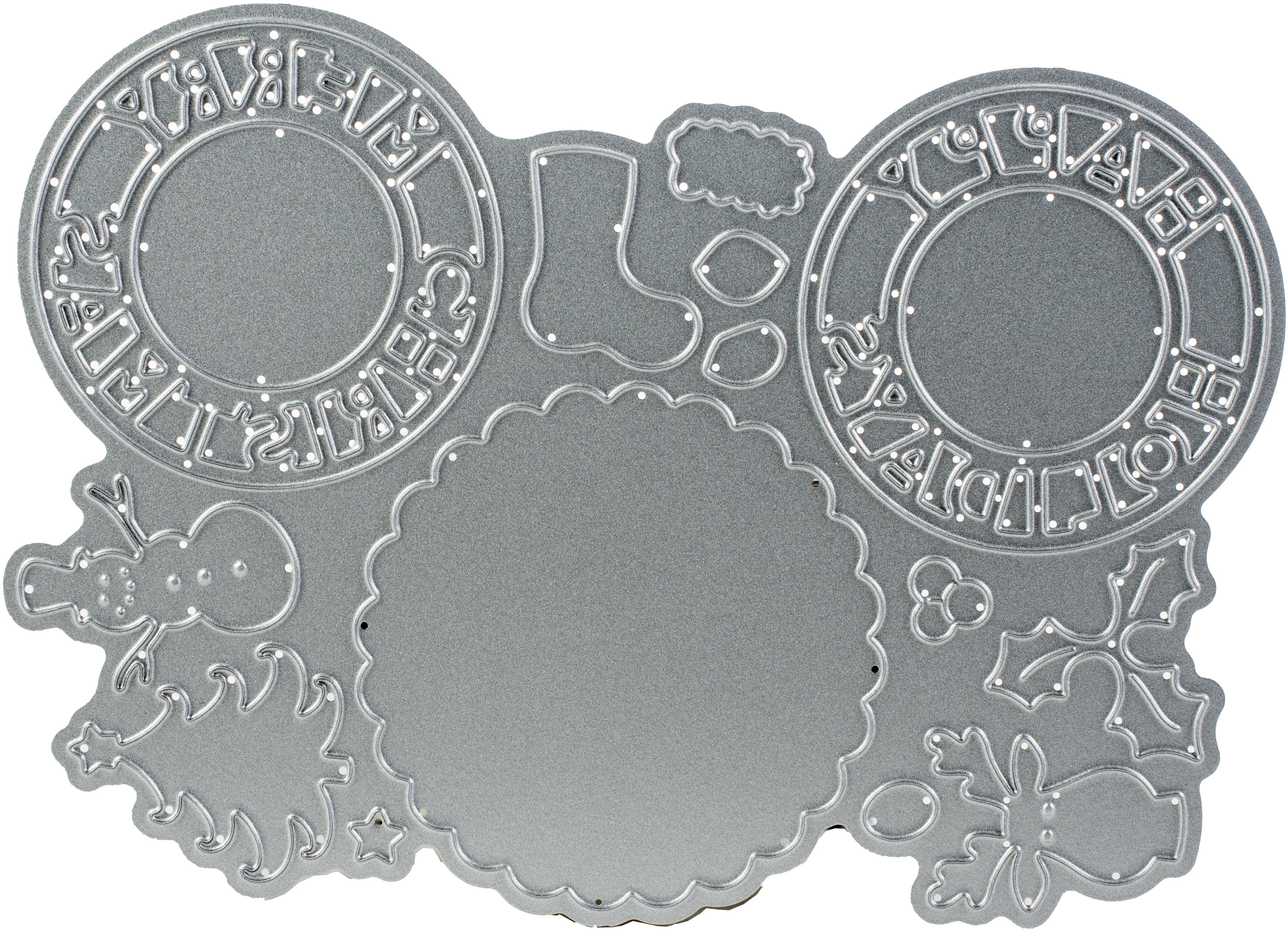 CottageCutz Dies-Christmas Tag Topper Set .8" To 2.3" - Walmart.com