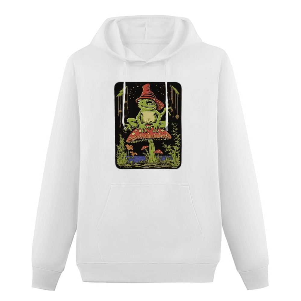 Cottagecore Aesthetic Frog Goblincore Mushroom Toad Fungus Pullover