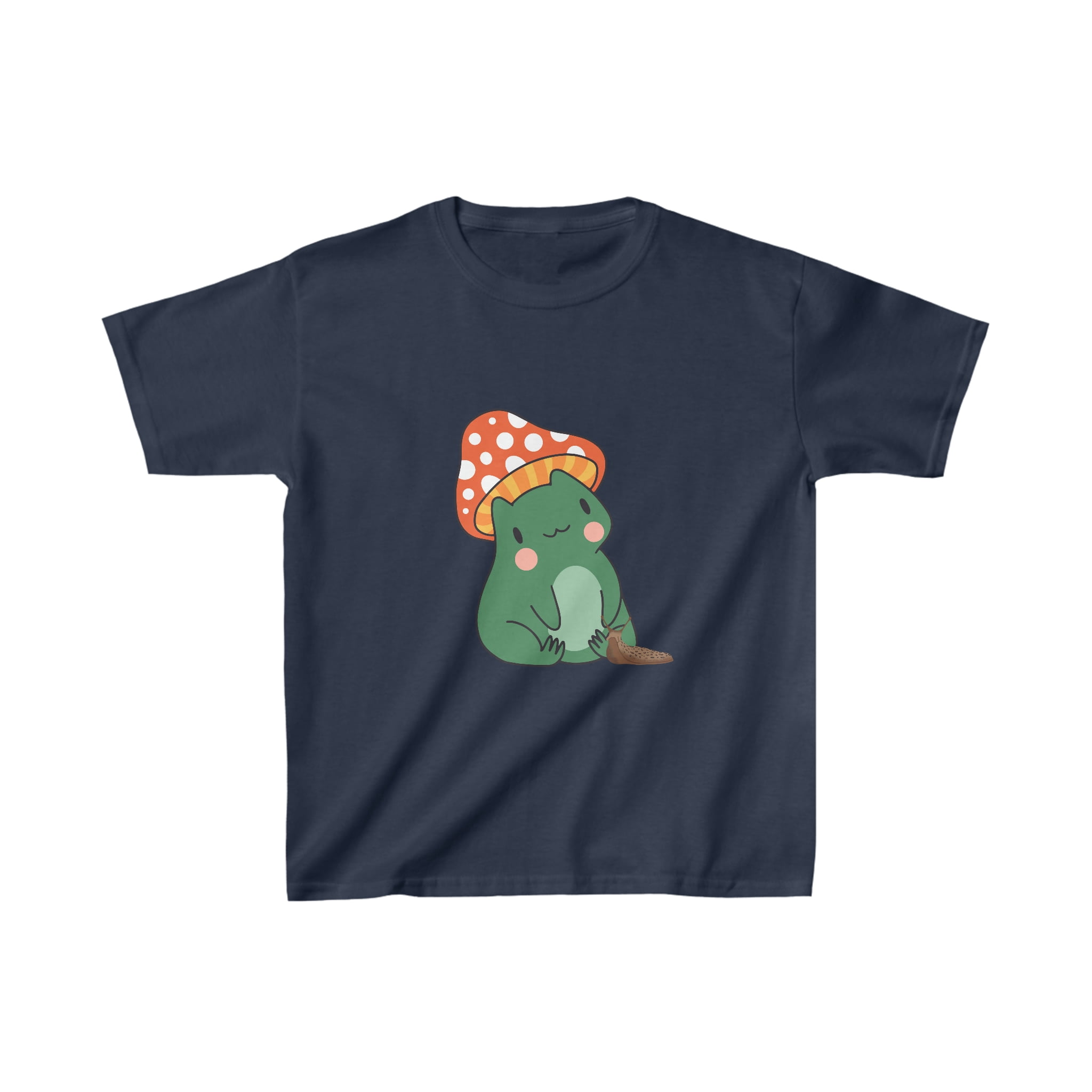 Cottagecore Aesthetic Frog Slug Cute Vintage Kids T-Shirt - Walmart.com