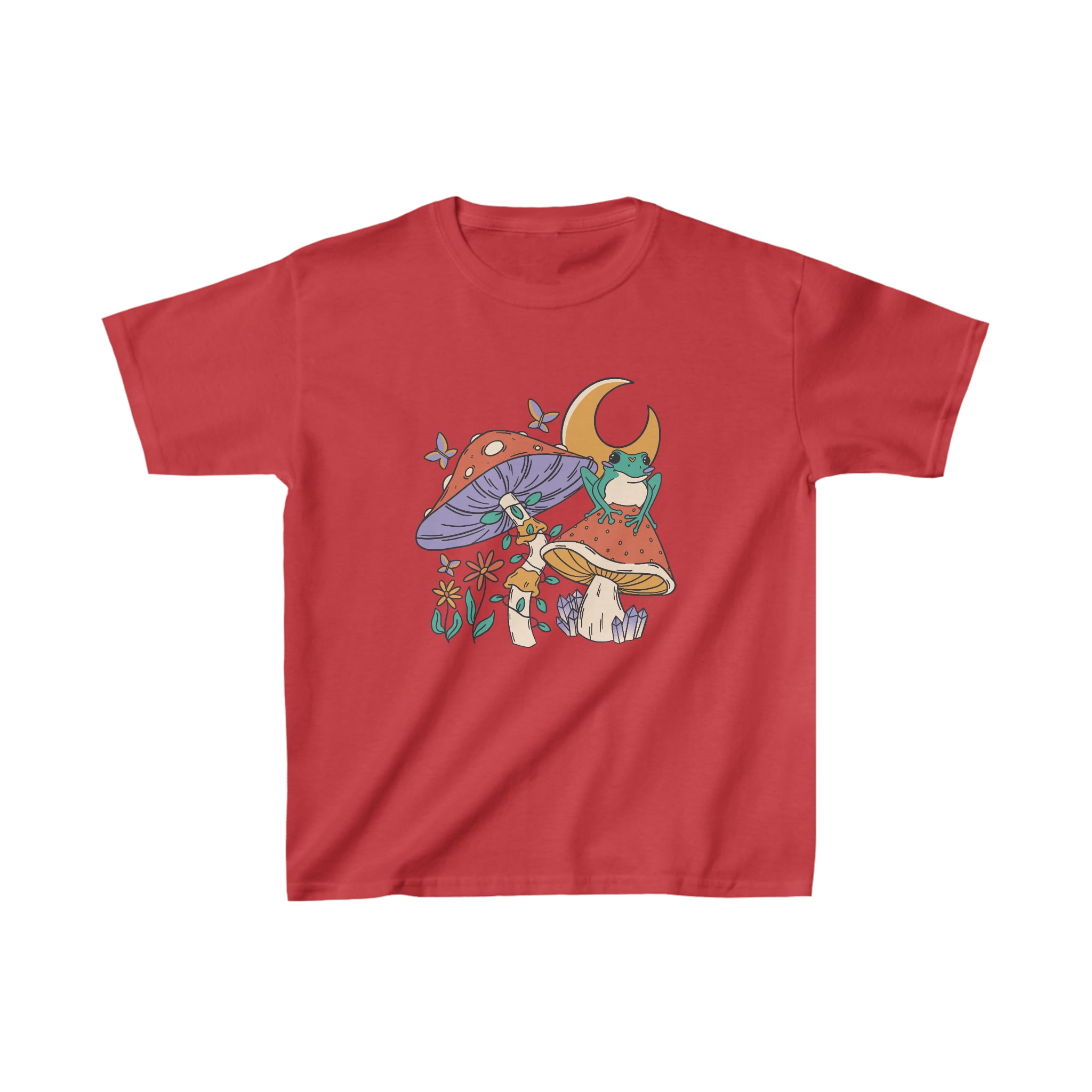 Cottagecore Aesthetic Frog on Mushroom Cute Frog Lover - Walmart.com
