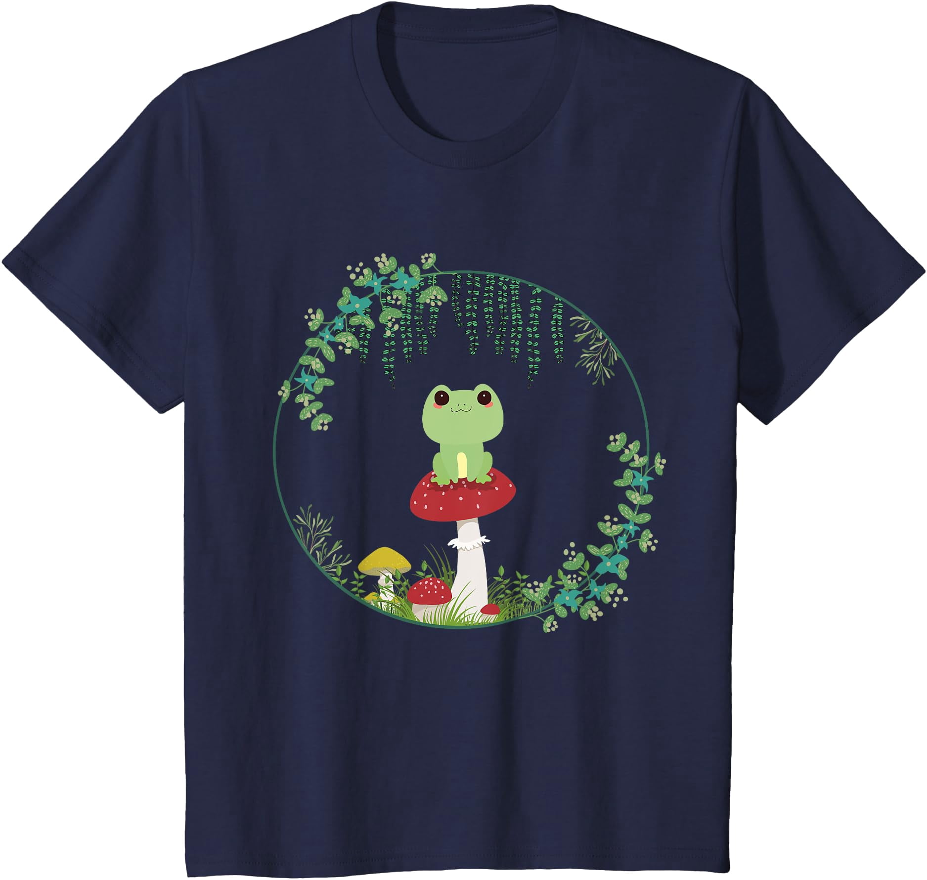 Cottagecore Aesthetic Kawaii Frog Goblincore Cute Mushroom Youth ...