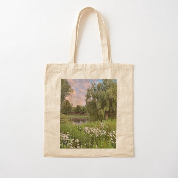 Cottagecore Aesthetic, Pond, Flower Garden, Trees, Beautifuul Sky ...