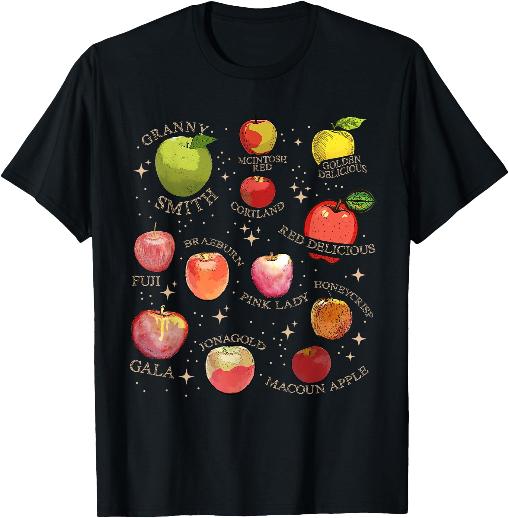 Cottagecore Apple Picking Crew Funny Orchard Harvest Season T-Shirt ...
