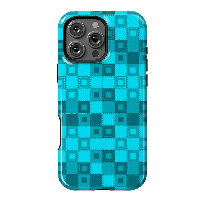 Cottagecore Blue Patchwork Quilt Phone Case for iPhone 11 12 13 14 15 ...