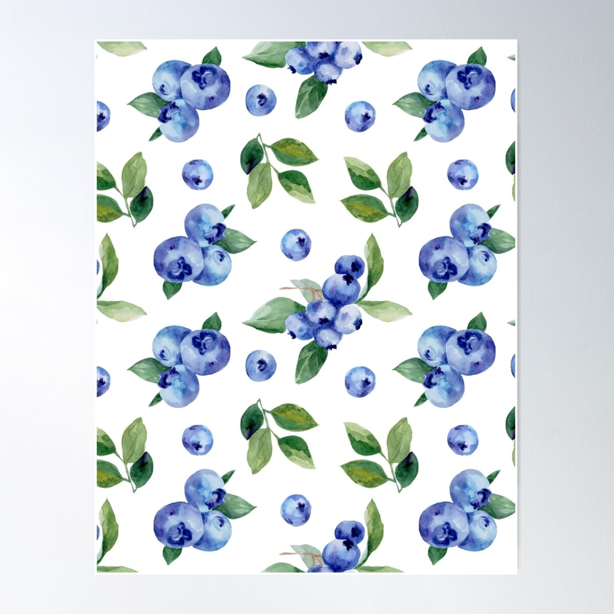 Cottagecore Blueberries | Aesthetic Nature Poster Wall Art, Modern Wall ...