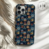 Cottagecore Christmas Winter Village Case for iPhone 17 16 15 14 13 12 ...