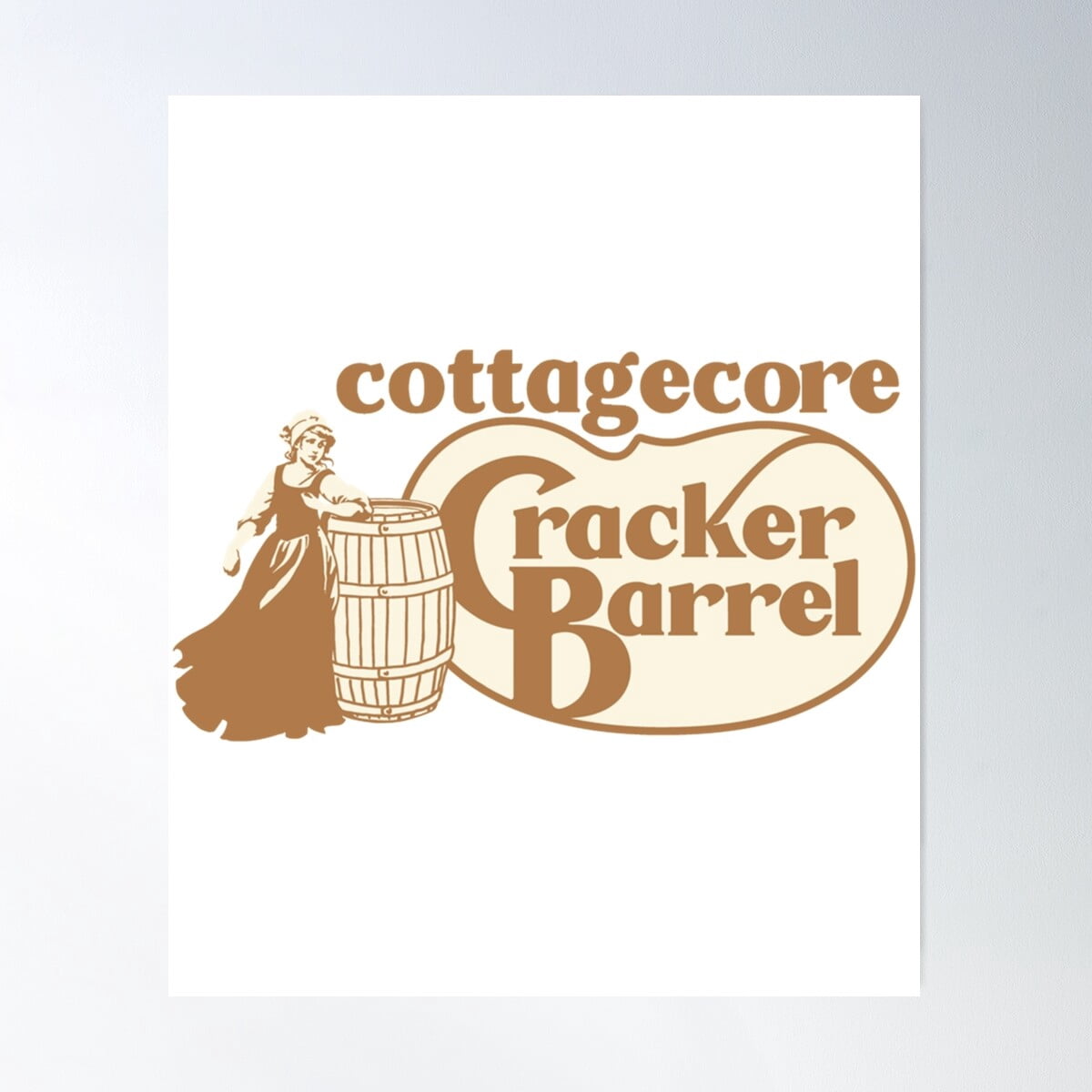 Cottagecore Cracker Barrel Poster Wall Art, Modern Wall Decor For ...