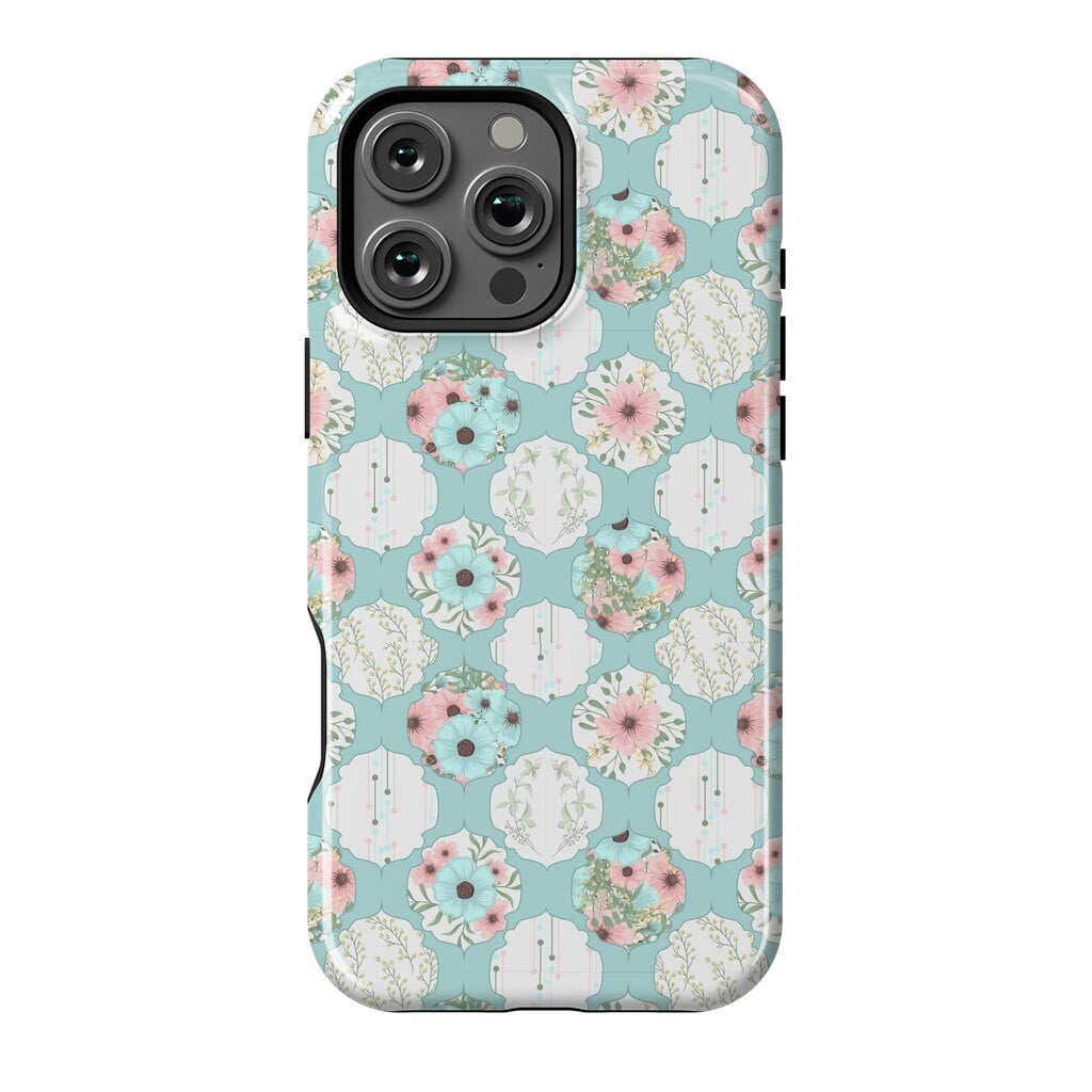 Cottagecore Floral Patchwork Quilt Phone Case for iPhone 11 12 13 14 15 ...