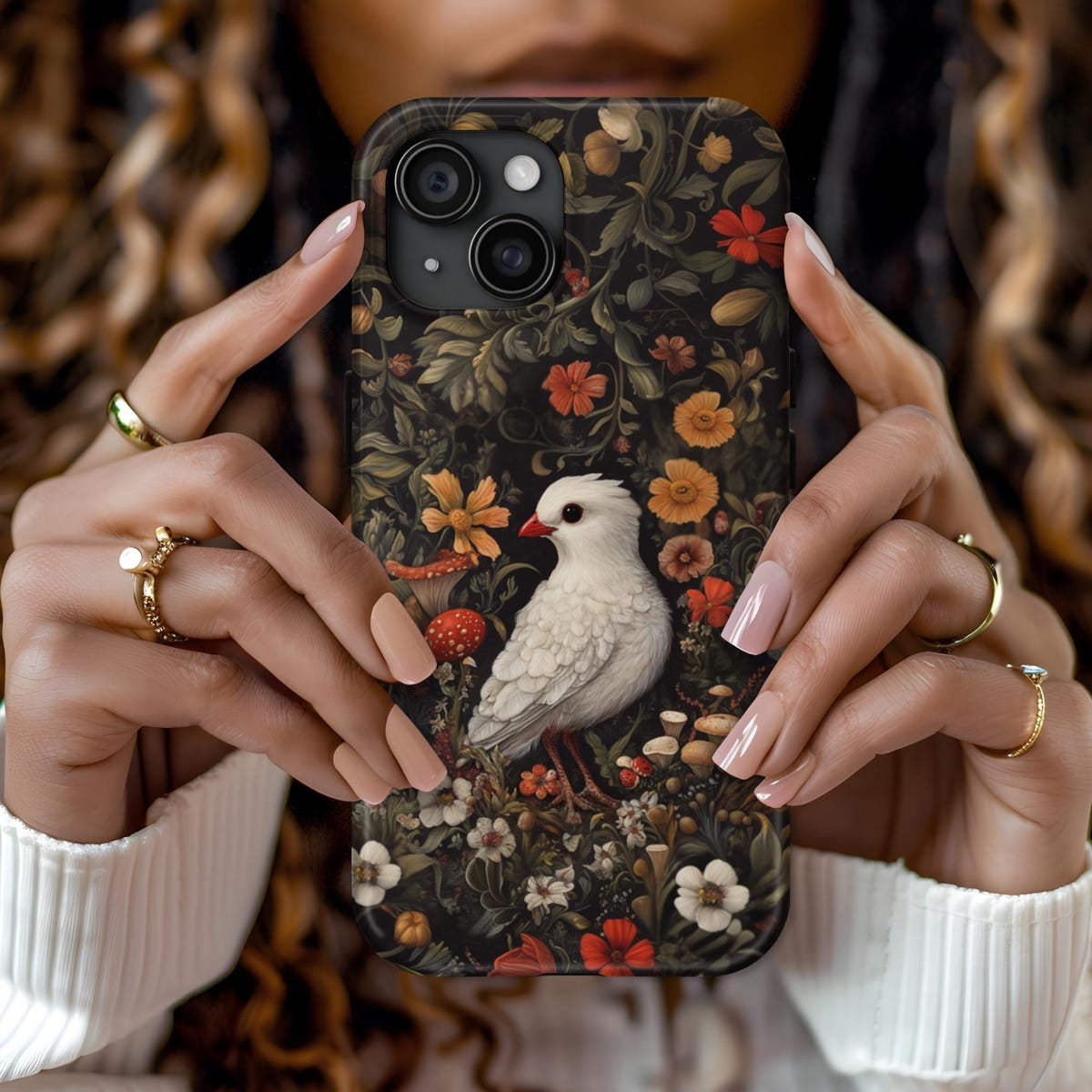 Cottagecore Floral Vintage Botanical Phone Case with iPhone 17 to 11 ...