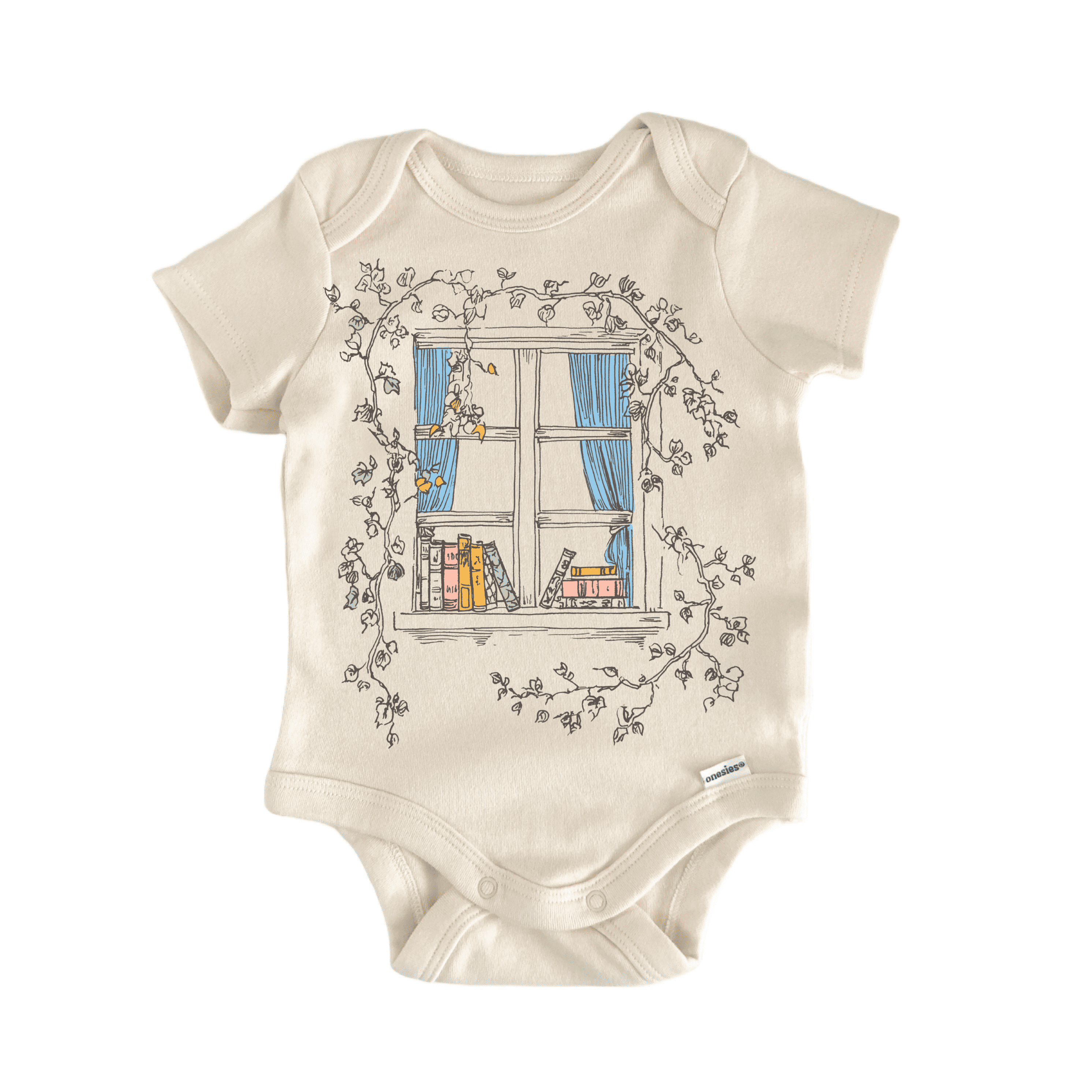 Cottagecore Floral Window Newborn Baby Bodysuit - Walmart.com