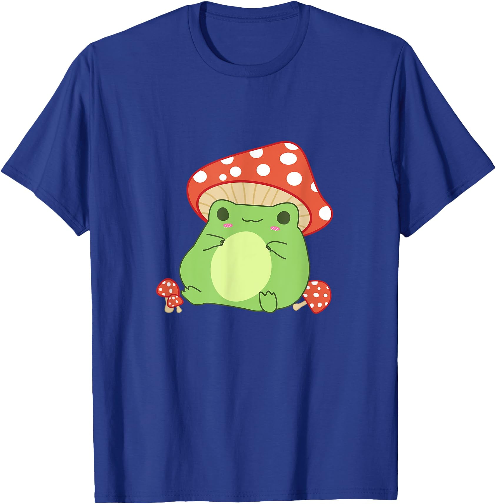 Cottagecore Frog Aesthetic Cute With Mushroom Hat Unisex T-Shirt for ...