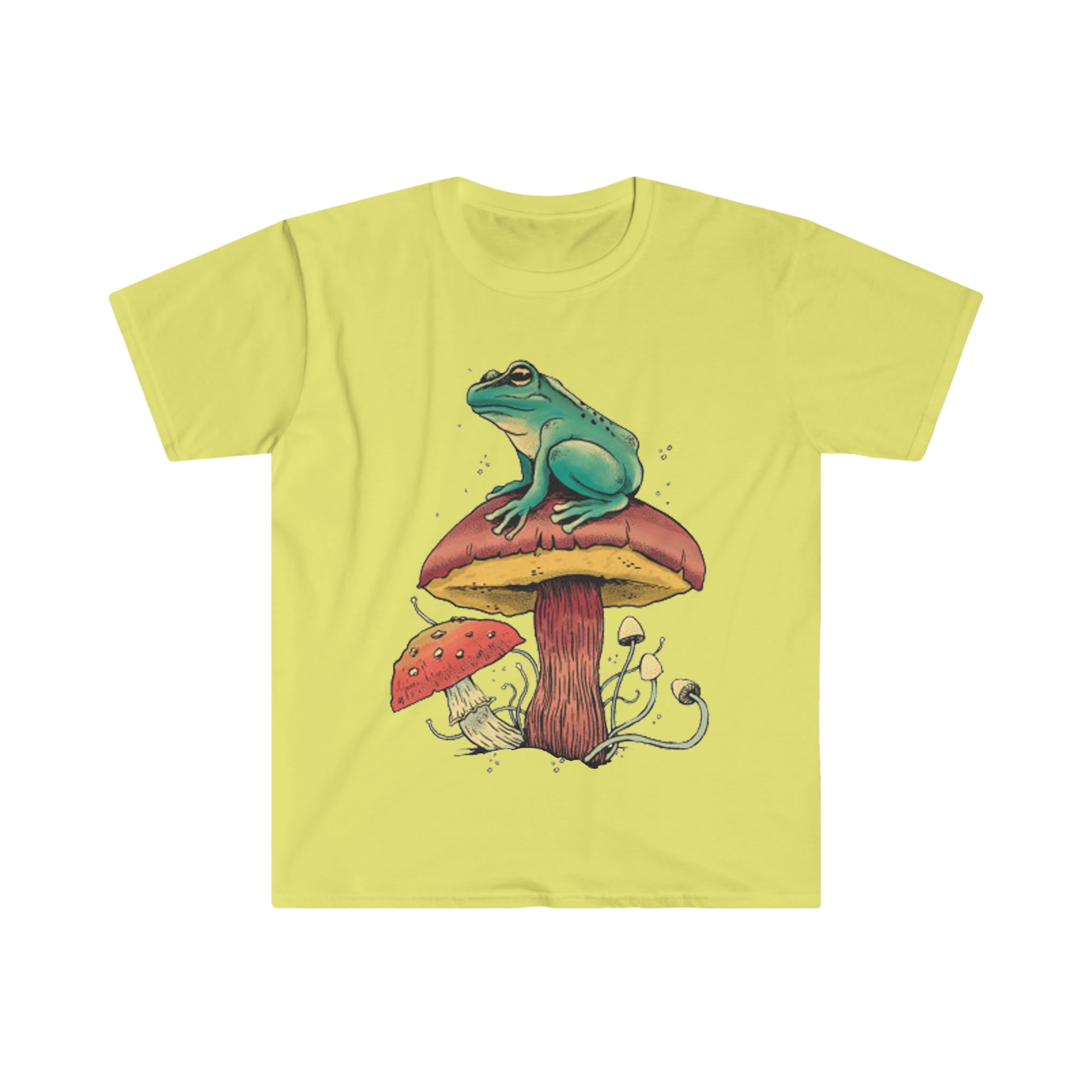 Cottagecore Frog Aesthetic Fairy Mushroom Goblincore T-Shirt - Walmart.com