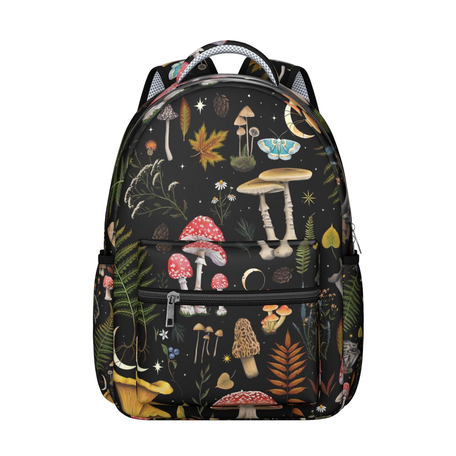 Cottagecore Fungi Backpack Boho Vintage Magical Forest Mushrooms and ...
