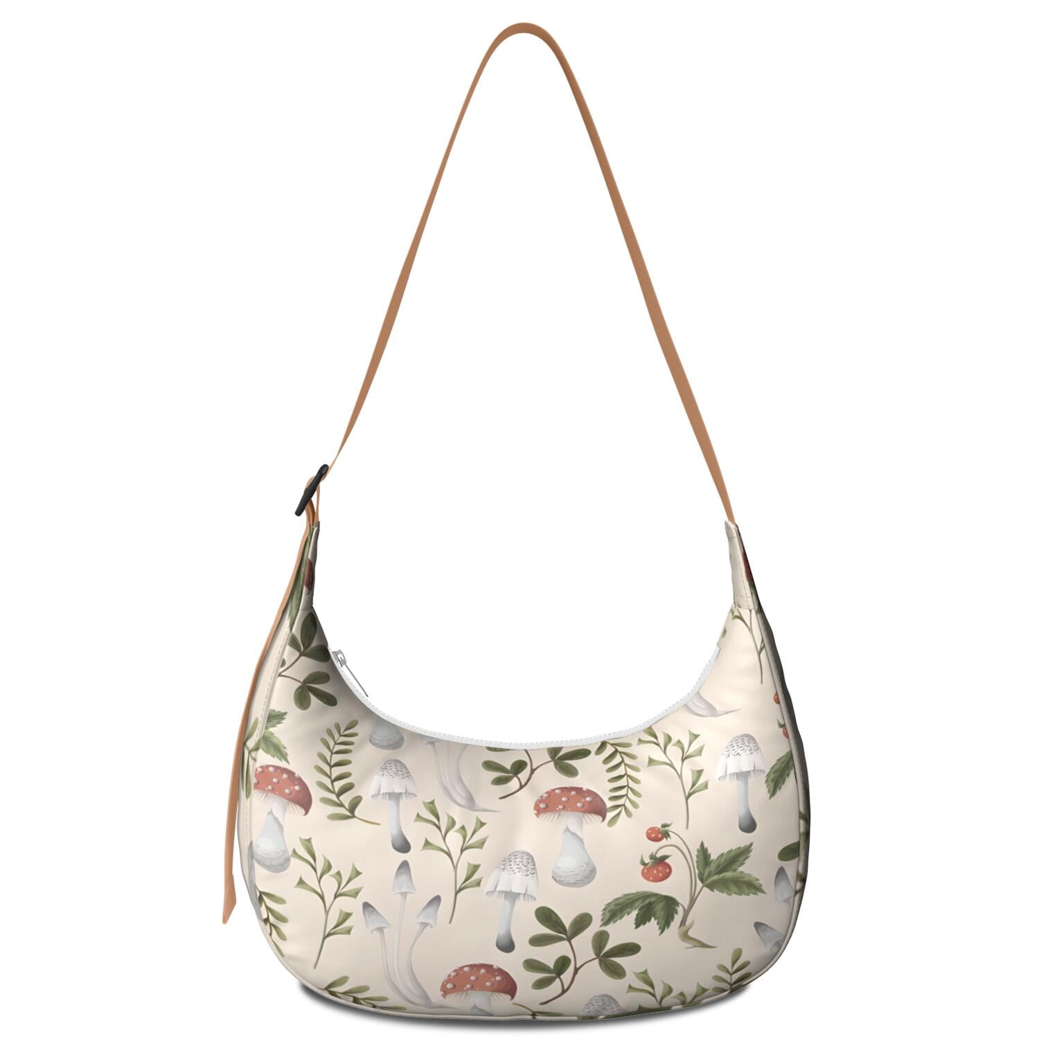 Cottagecore Fungi Botanical Mushroom Crossbody Bag for Women Woodland ...