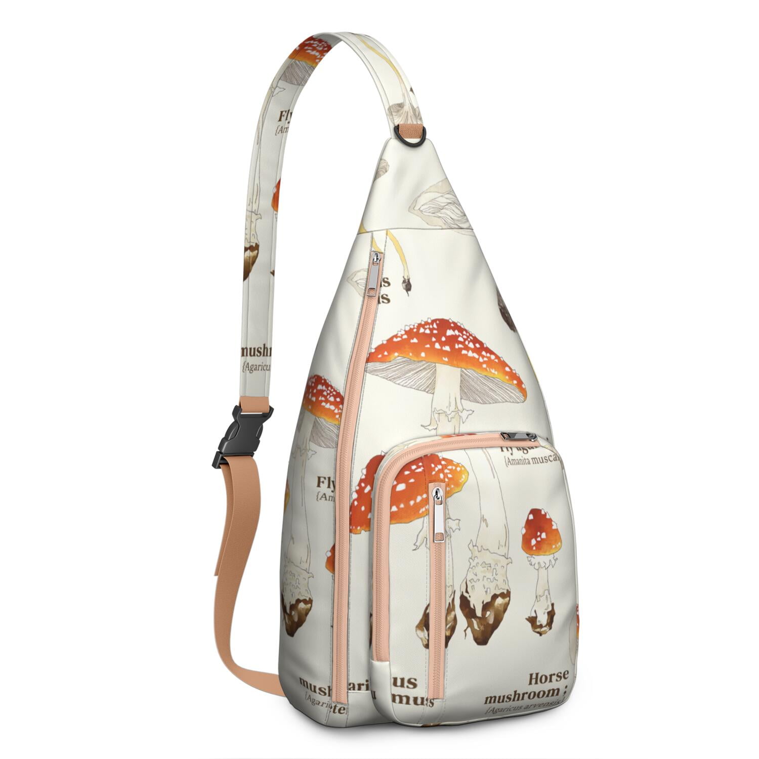 Cottagecore Fungi Crossbody Sling Bag – Woodland Mushroom Shoulder ...