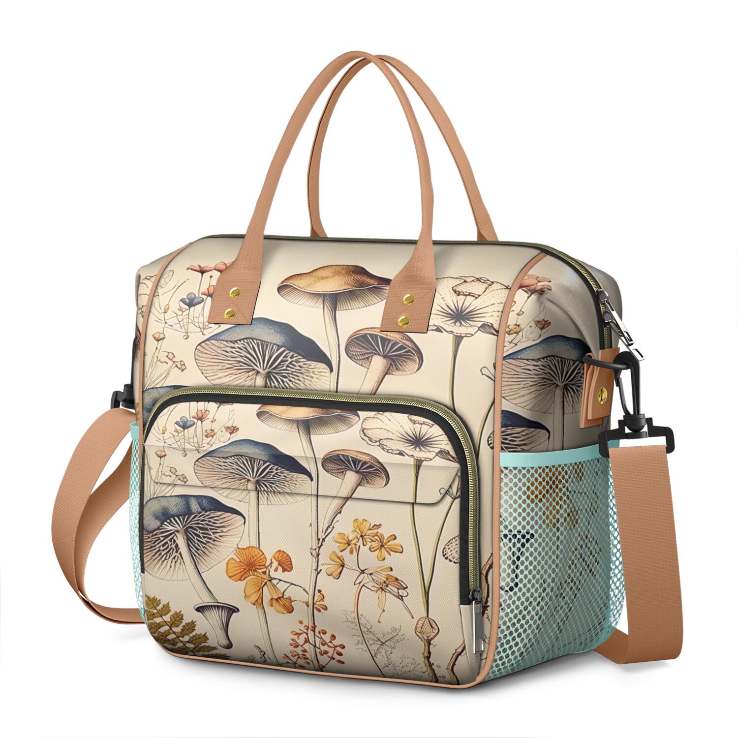 Cottagecore Fungi Insulated Lunch Bag – Dual Insulation Leakproof ...