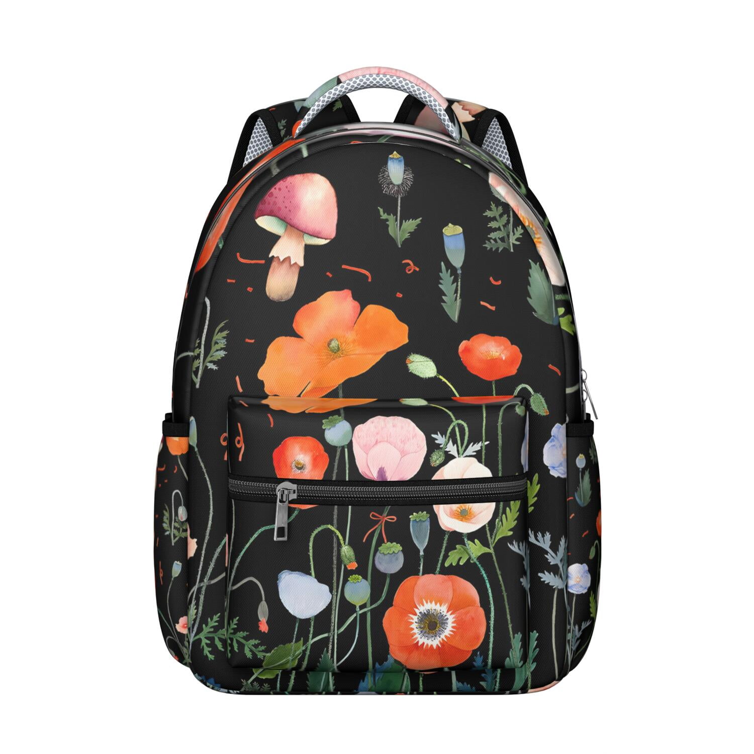 Cottagecore Fungi School Backpack Boho Woodland Fairy Tale Mushroom and ...