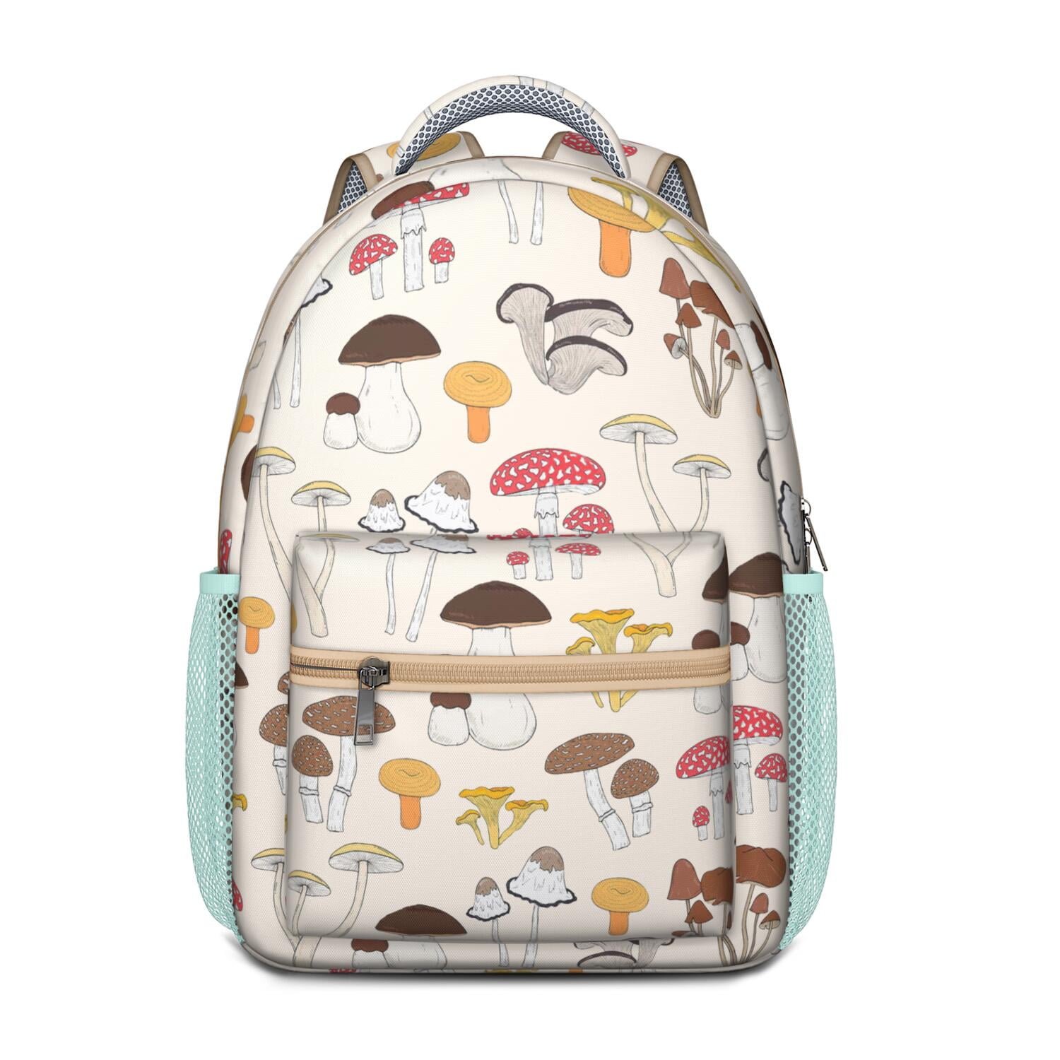 Cottagecore Fungi Waterproof Backpack - Aesthetic & Durable Daypack ...