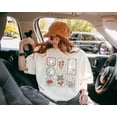 Cottagecore Goose Shirt for Women Floral Grid Design Summer Tee ...