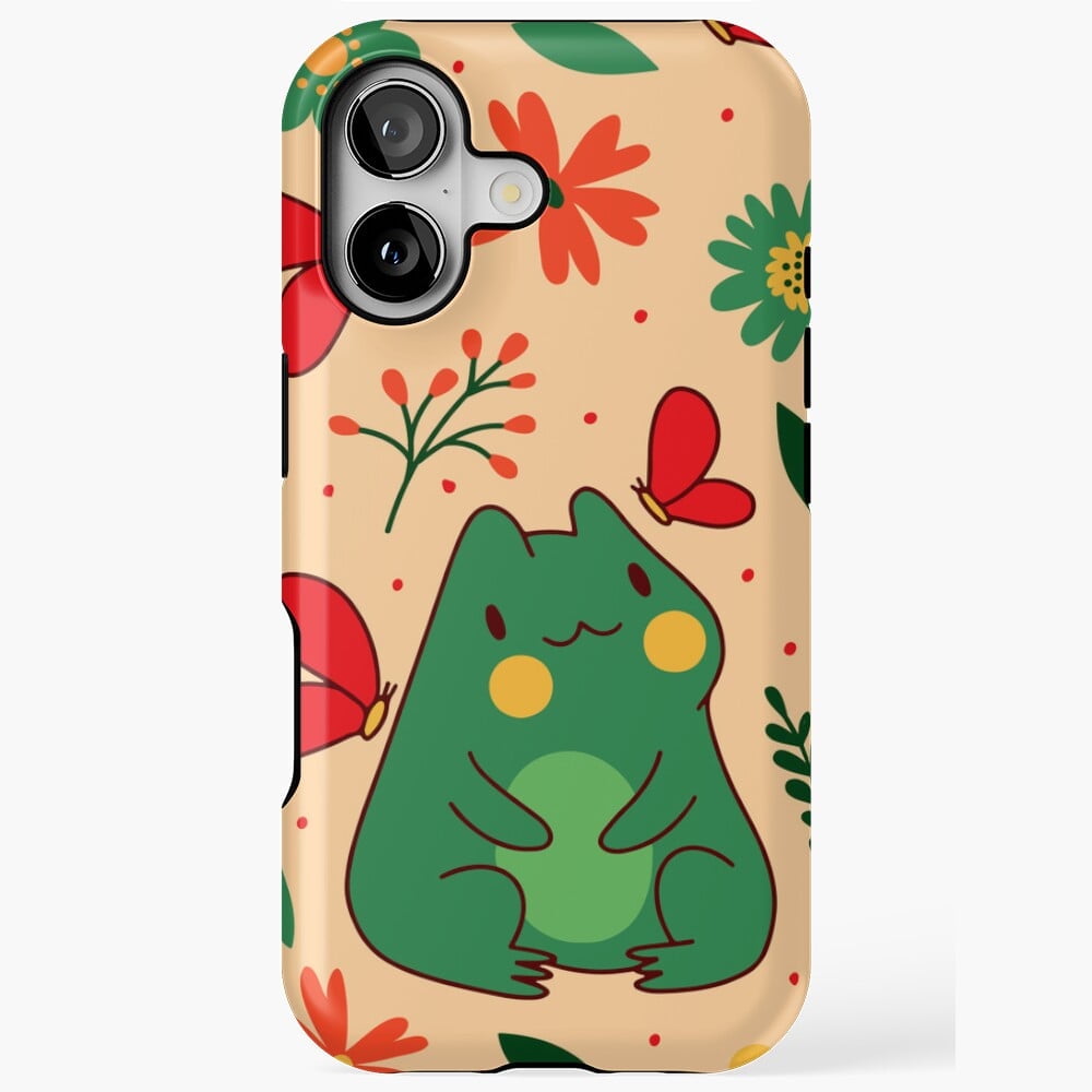 Cottagecore Kawaii Frog Whimsical Phone Case for iPhone 17 16 15 14 13 12 11 Pro Max - Walmart.com
