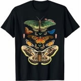 Cottagecore Moth Bug Goblincore Aesthetic Dark Academia T-Shirt ...