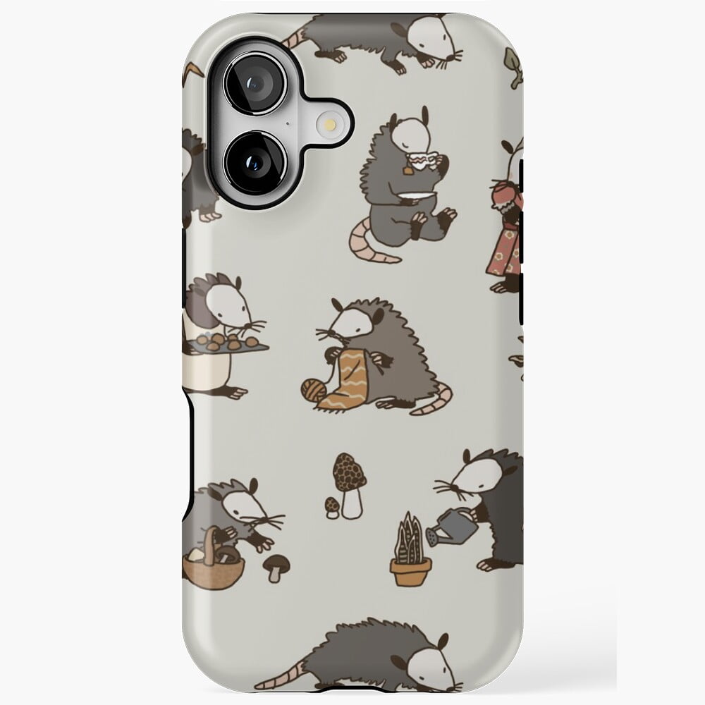 Cottagecore Opossums Woodland Animals Compatible Phone Case for iPhone ...