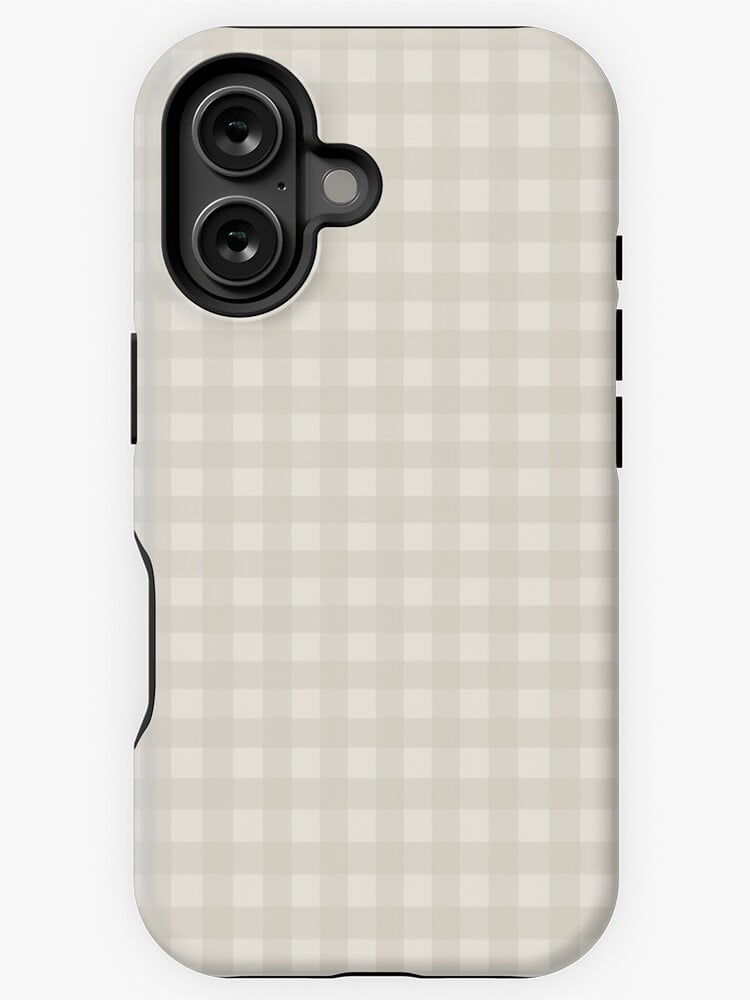 Cottagecore Plaid Gingham Check Groovy Art iPhone Case 11 12 13 14 15 ...