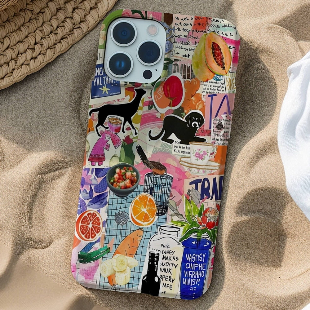 Cottagecore Preppy Vintage Girly Collage Phone Case with iPhone 17 to ...