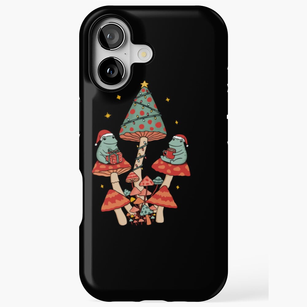 Cottagecore Retro Mushroom Forest Phone Case 17 16 15 14 13 12 11 Pro ...