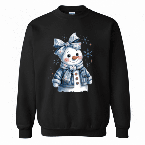 Cottagecore Snowman Coquette Snowflake Cute Winter Holiday Merry ...