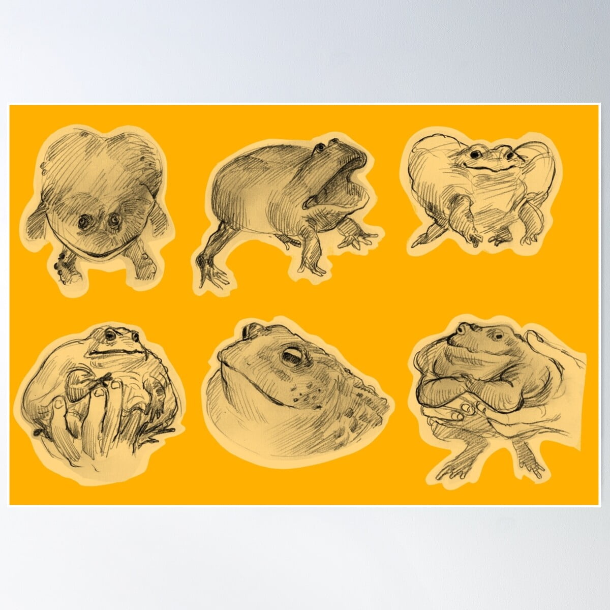 Cottagecore Toad Time Poster Wall Art, Modern Wall Decor For Living ...