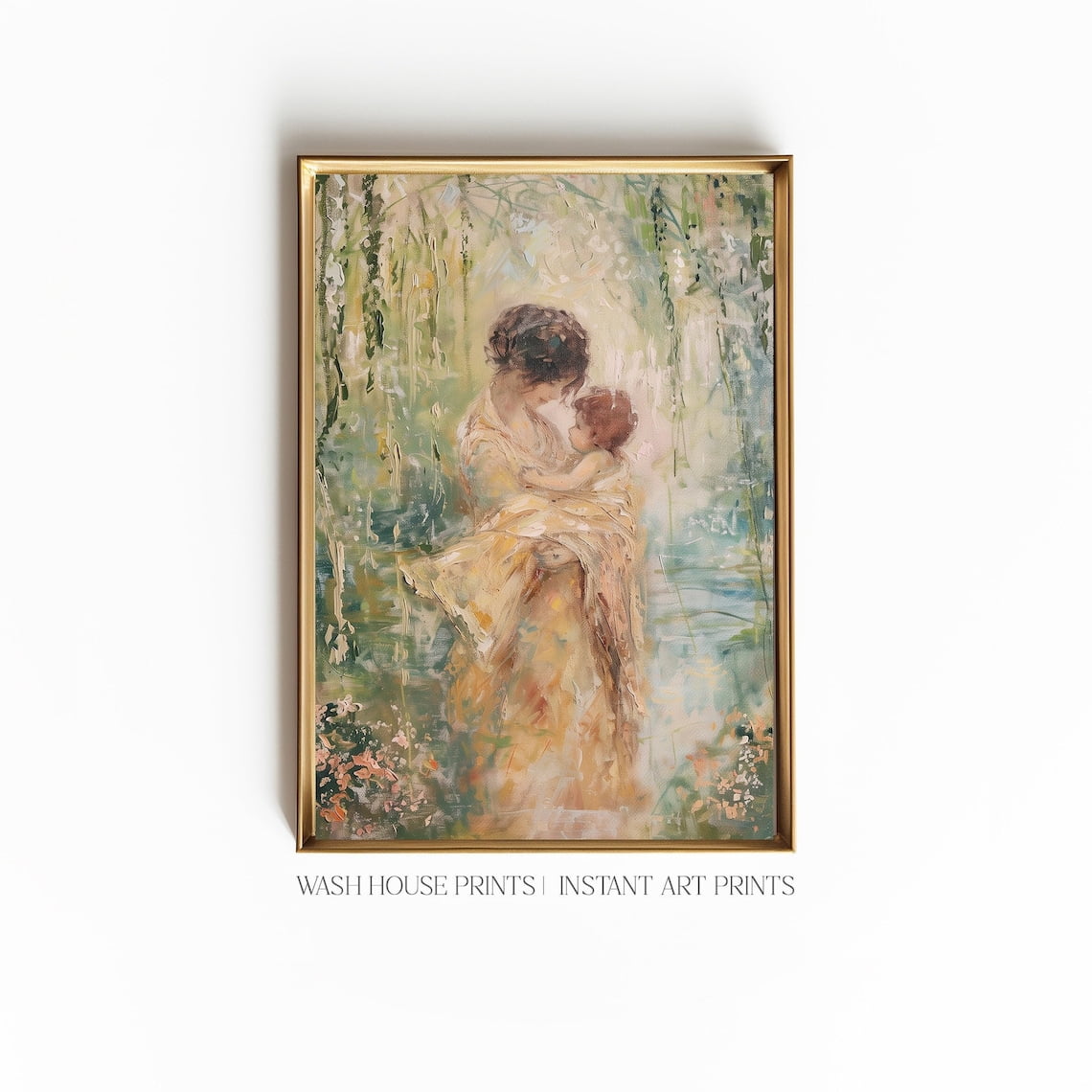 Cottagecore Wall Art For Mom Vintage Motherhood Art For Cottagecore ...