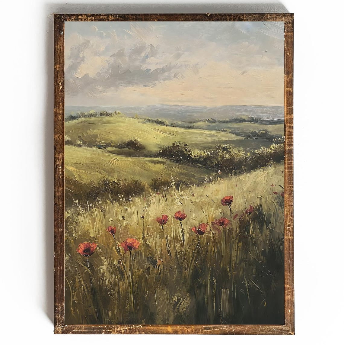 Cottagecore Wall Art Wildflower Meadow Poster Spring Wall Decor ...